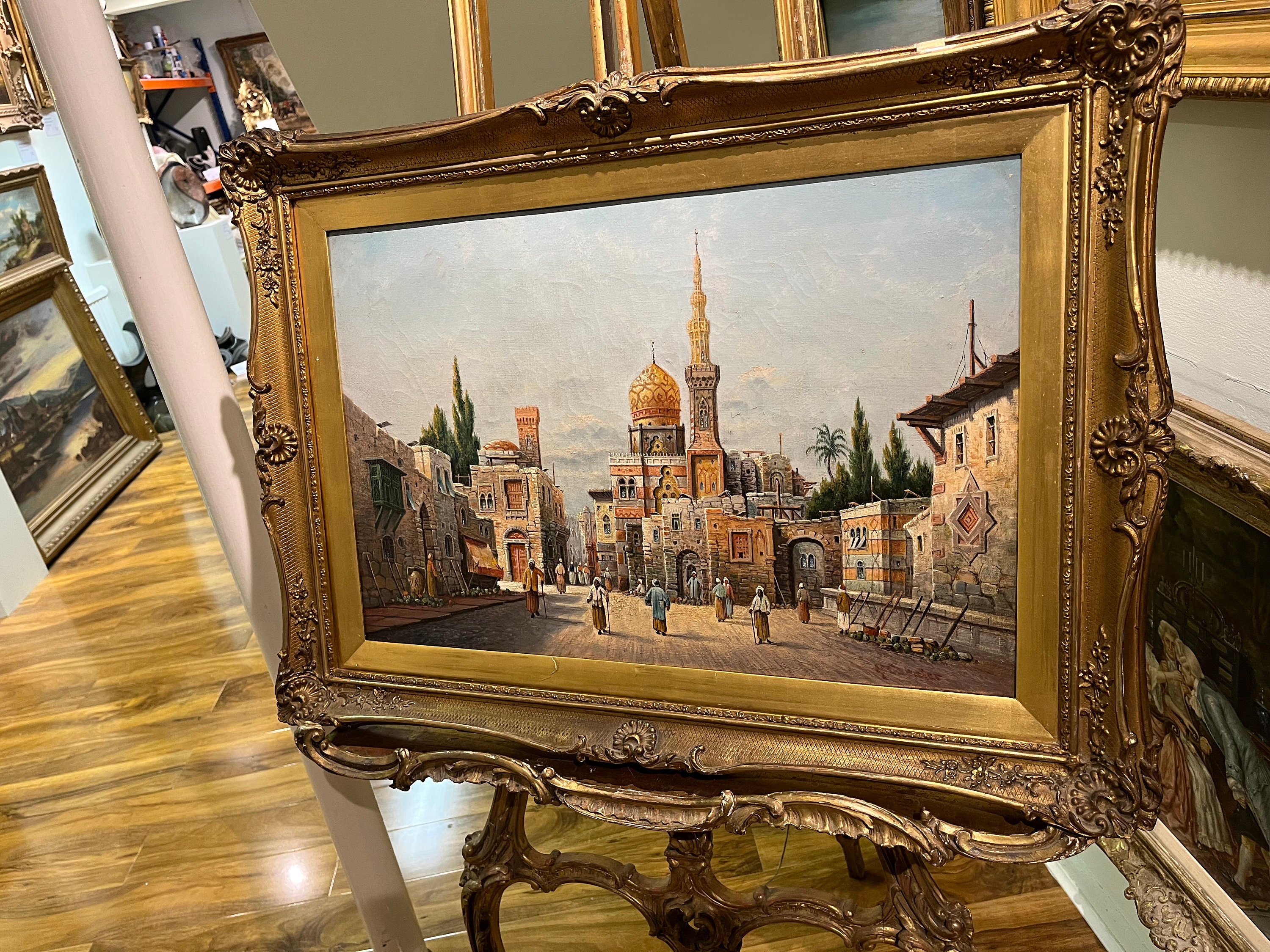 Henri Carnier ( 1800 - 1868 ) OIL PAINTING LARGE Old Master Lovely ...