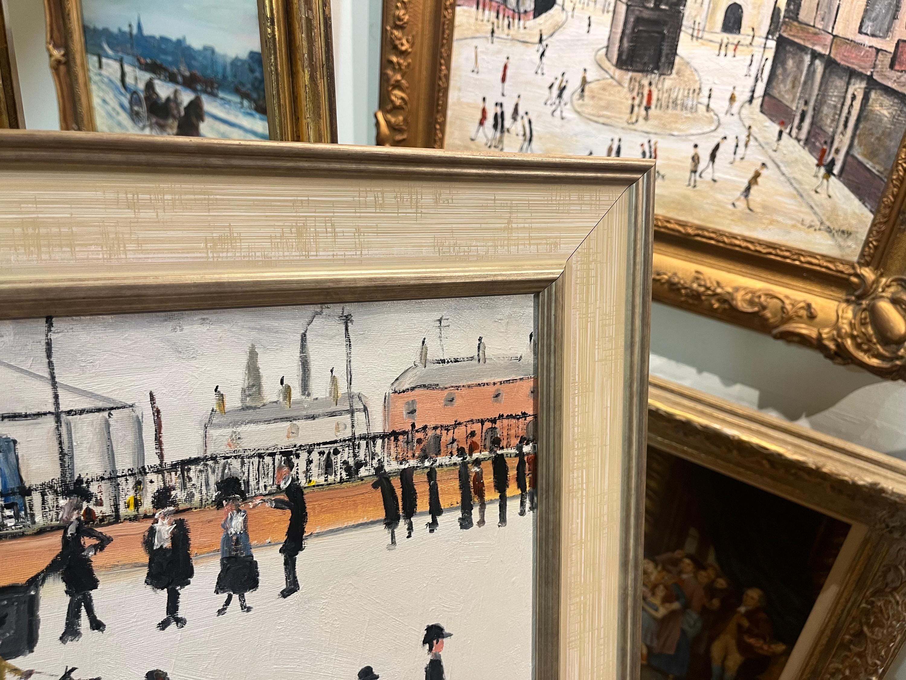 OLD MASTER Style Signed L S Lowry " the Vote " Oil Painting 20th ...