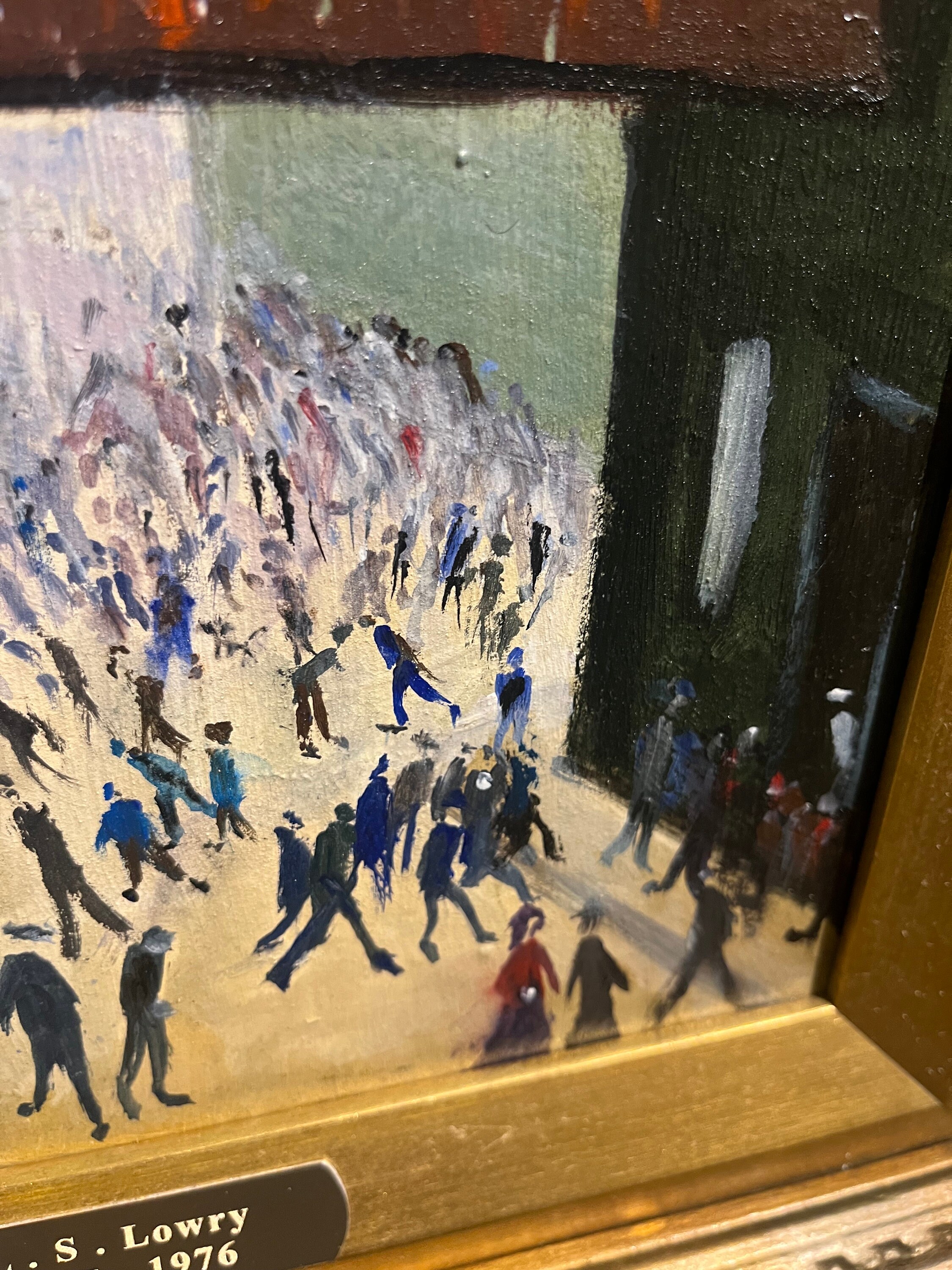 Old Master Signed L S Lowry the Steps Oil Painting 20th CENTURY in a ...