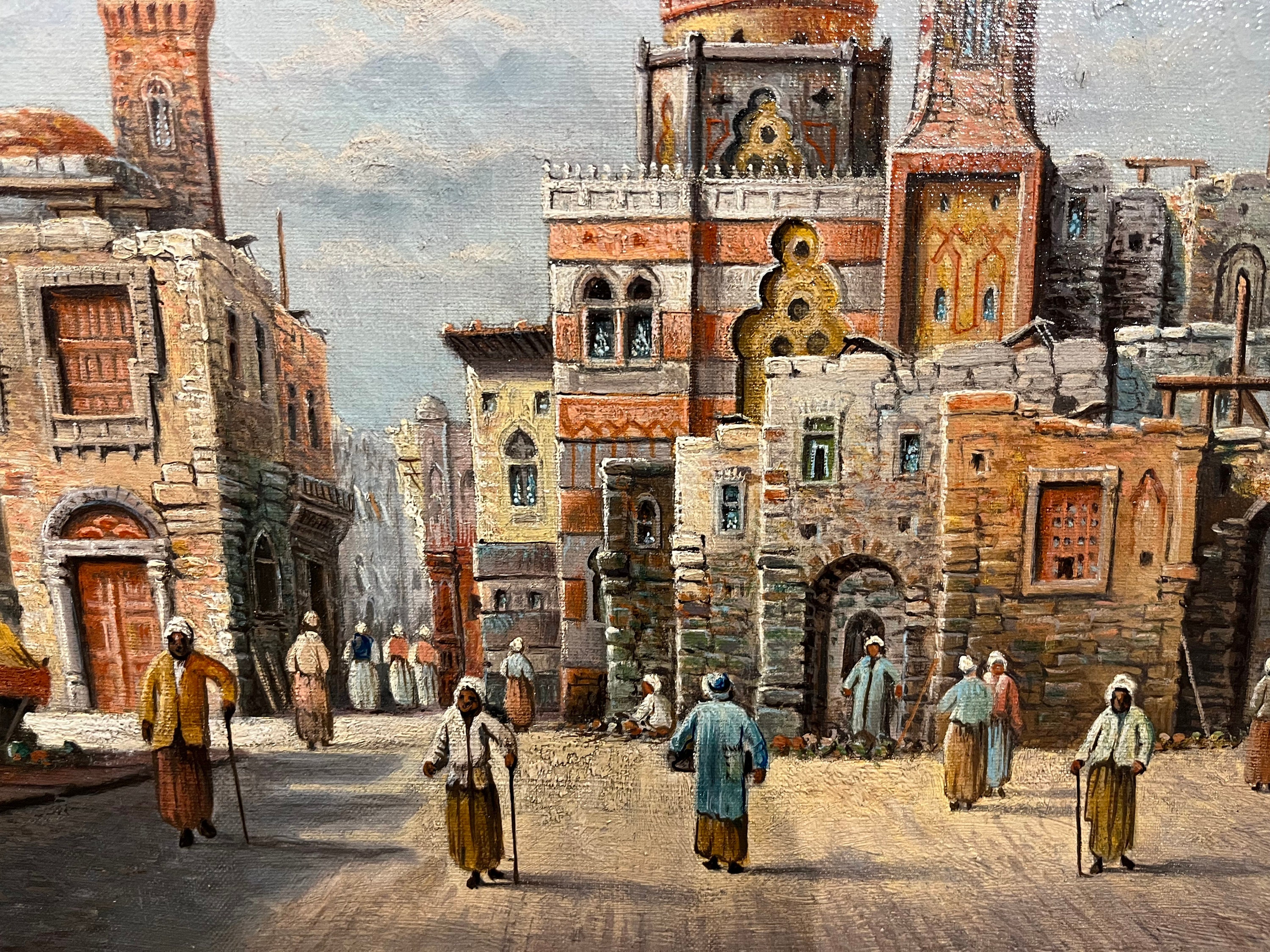 Henri Carnier ( 1800 - 1868 ) OIL PAINTING LARGE Old Master Lovely ...