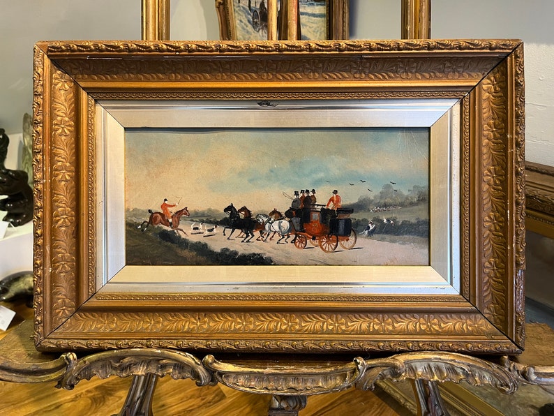 VERY RARE Oil PAINTING Antique 19th Century by Listed Artist Philip ...