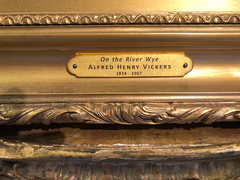 VERY RARE Oil PAINTING Antique 19th Century by Listed Artist Albert H ...