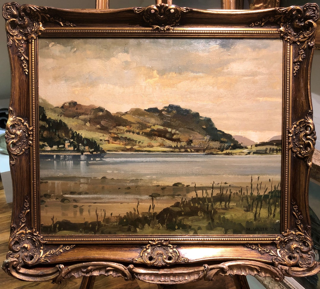 SCOTTISH SCHOOL LARGE "murray Miller " Loch Goil Oil Painting by A Fine ...