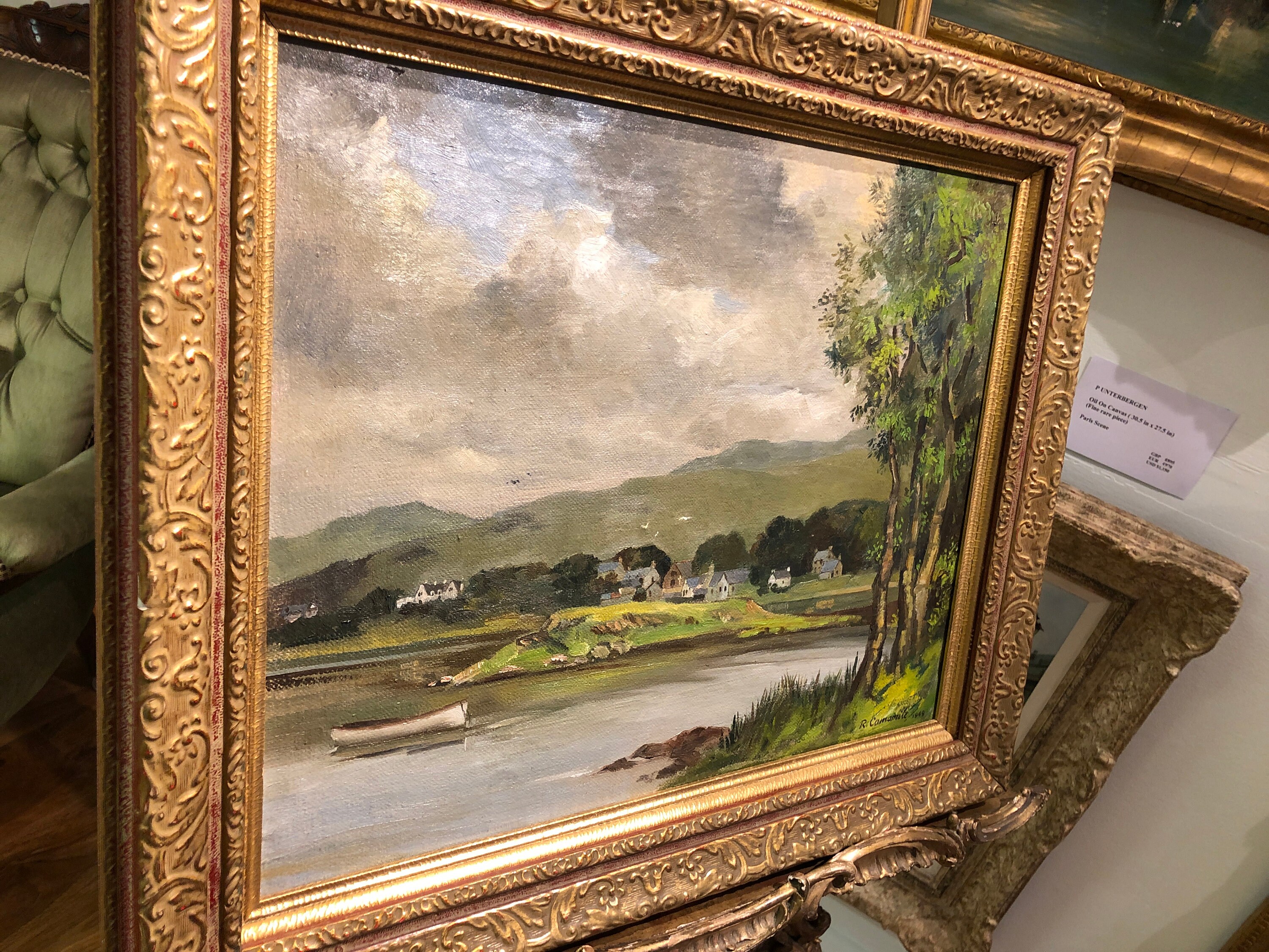 OIL PAINTING Beautiful Piece of POST War Impressionism by R . Camamile ...