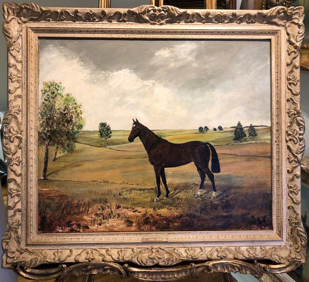 ORIGINAL OIL PAINTING Painted by Artist Jeanette B Lockhart (1921- 1920 ...