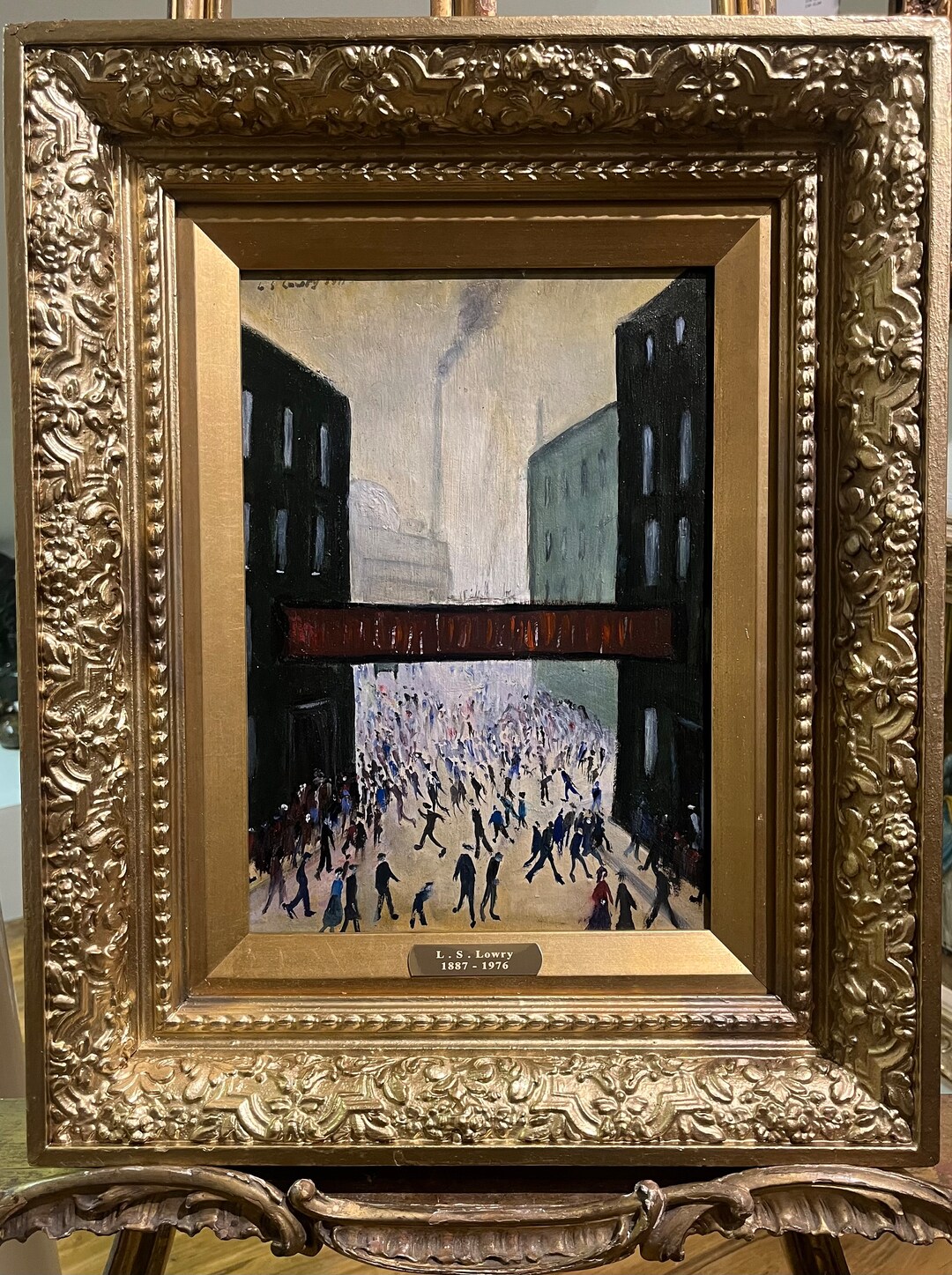 Old Master Signed L S Lowry the Steps Oil - Etsy