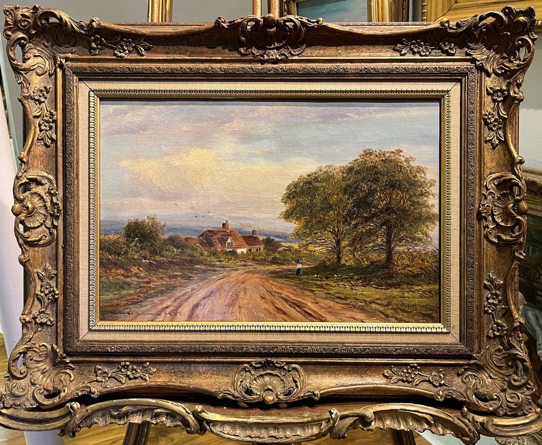 Oil PAINTING STUNNER by ENOCK Arthur Henry 1839-1917 Old Master 19th ...