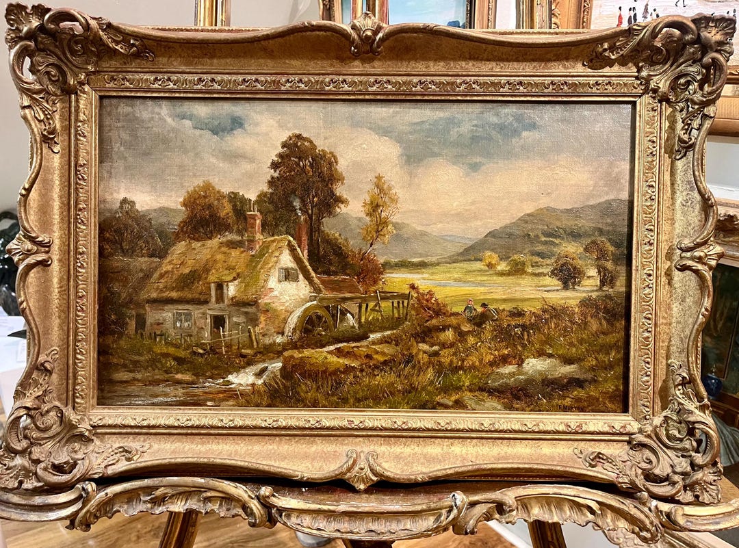 OIL PAINTING by Frank Morten Antique 19th Century in the Circle of John ...