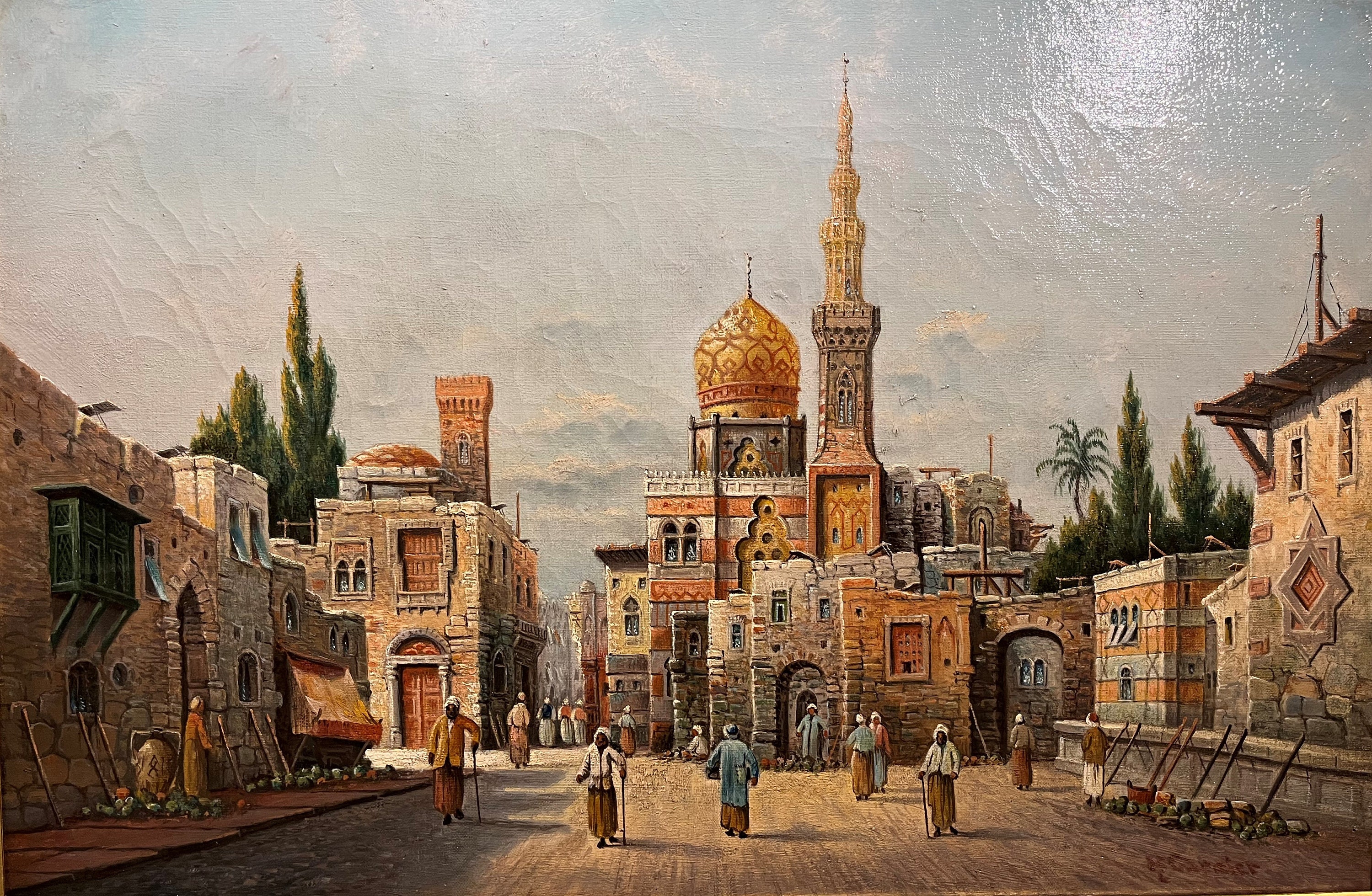 Henri Carnier ( 1800 - 1868 ) OIL PAINTING LARGE Old Master Lovely ...