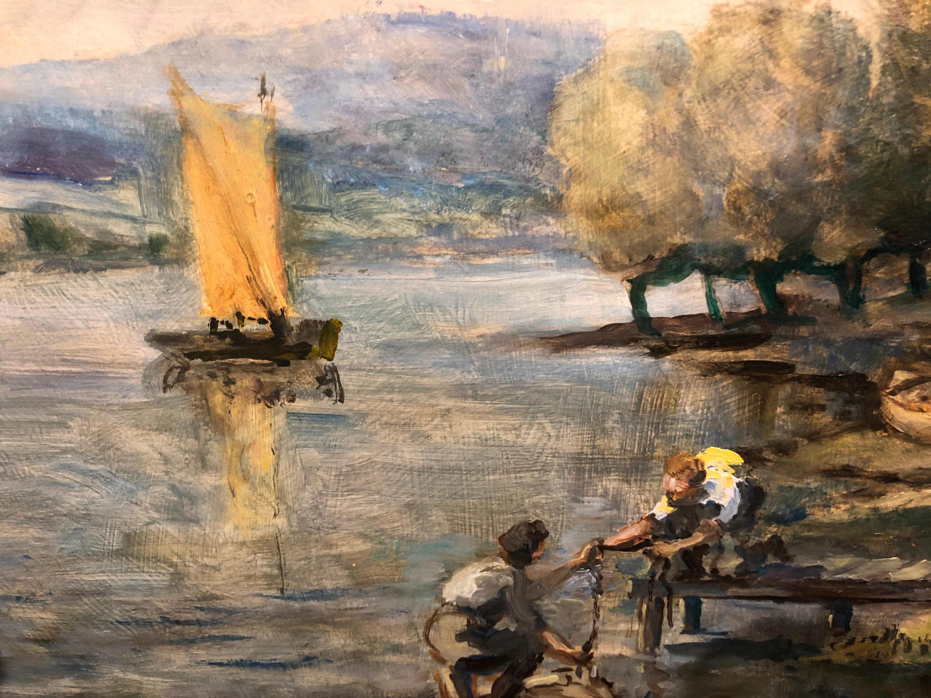 OIL PAINTING LARGE Listed Artist M J Rendell Circa Mid 20TH Century ...