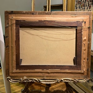 Oil Painting Large by JOSEPH THORS 100% Original Piece on Canvas " 19th ...