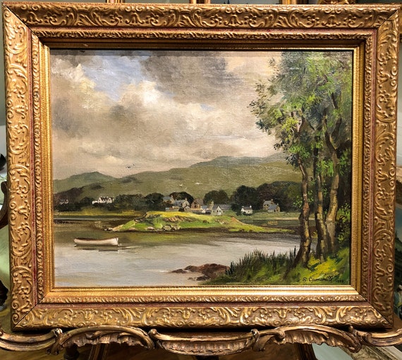 OIL PAINTING Beautiful Piece of POST War Impressionism by R . - Etsy