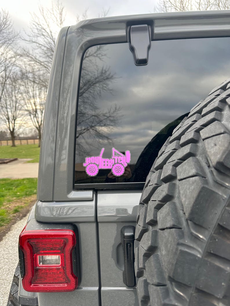 Boujee Bitch Offroad Enthusiast Sticker | Durable Vinyl Decal for 4x4 ...