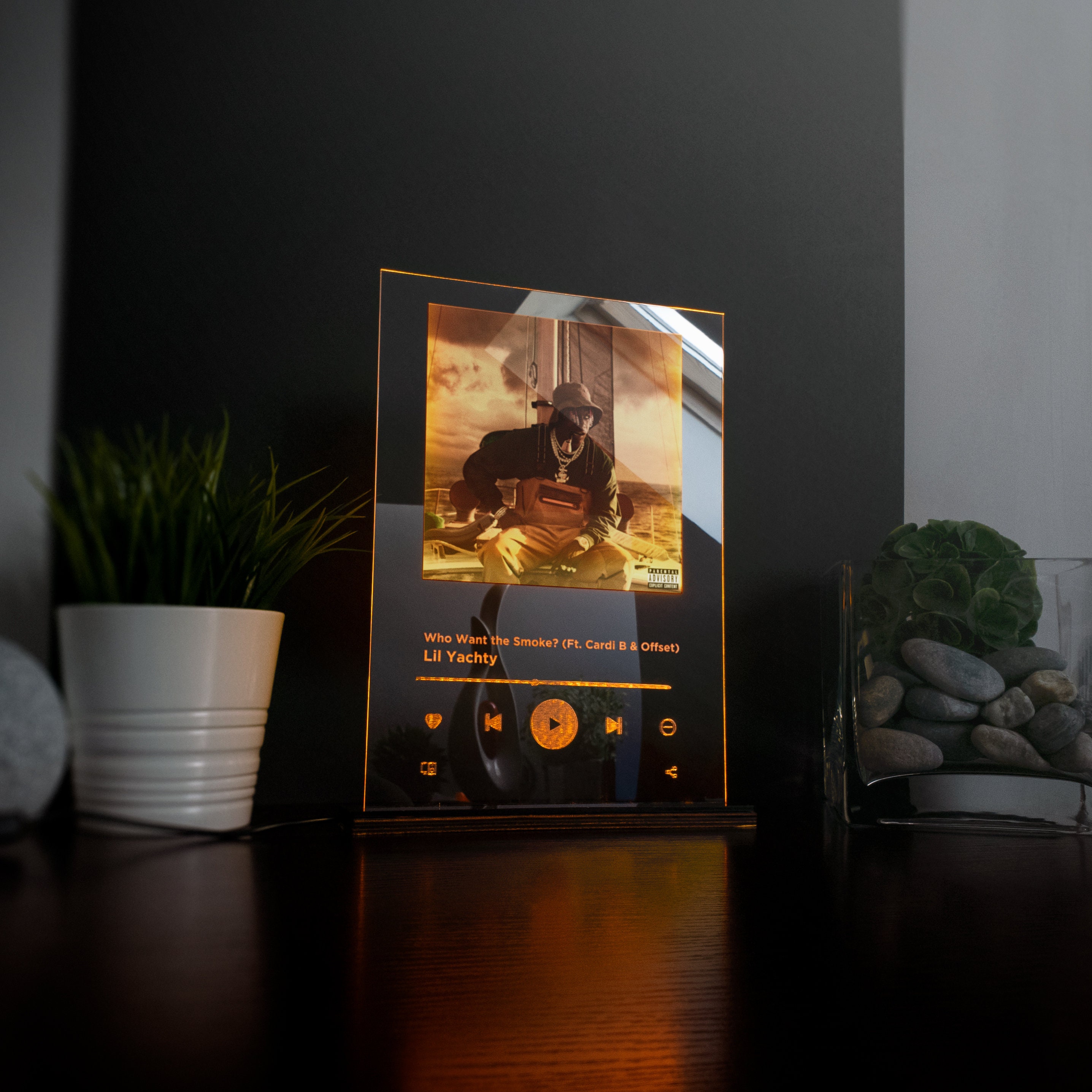 Acrylic Poster Custom Led Light Table Decor Unique Gift Idea Night Lamp ...