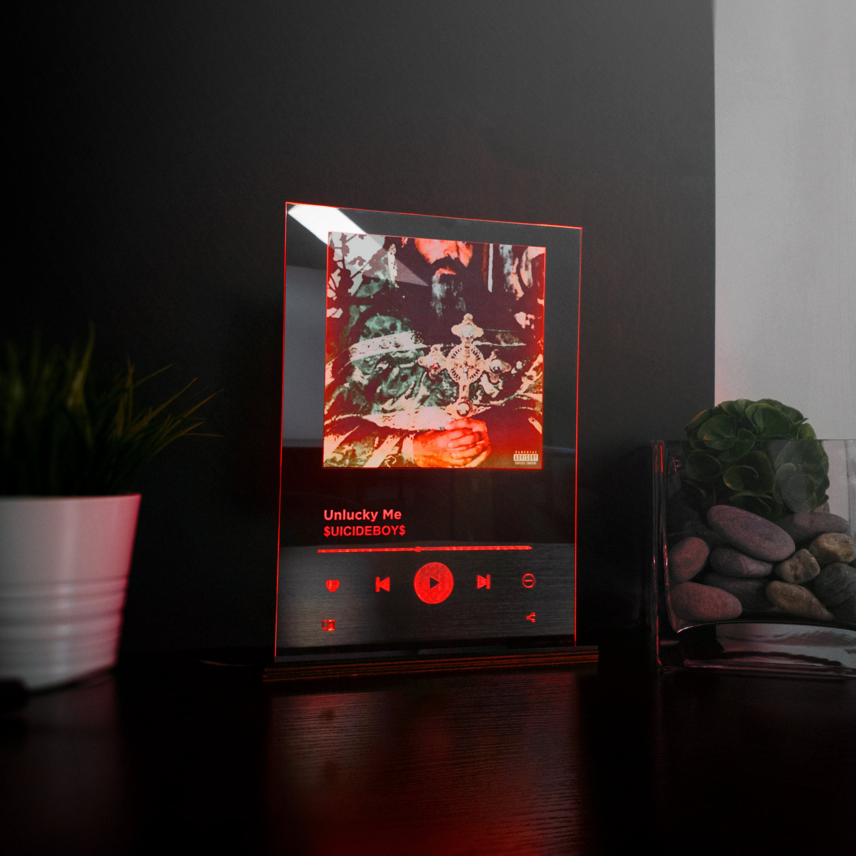 Acrylic Poster Custom Led Light Table Decor Unique Gift Idea - Etsy