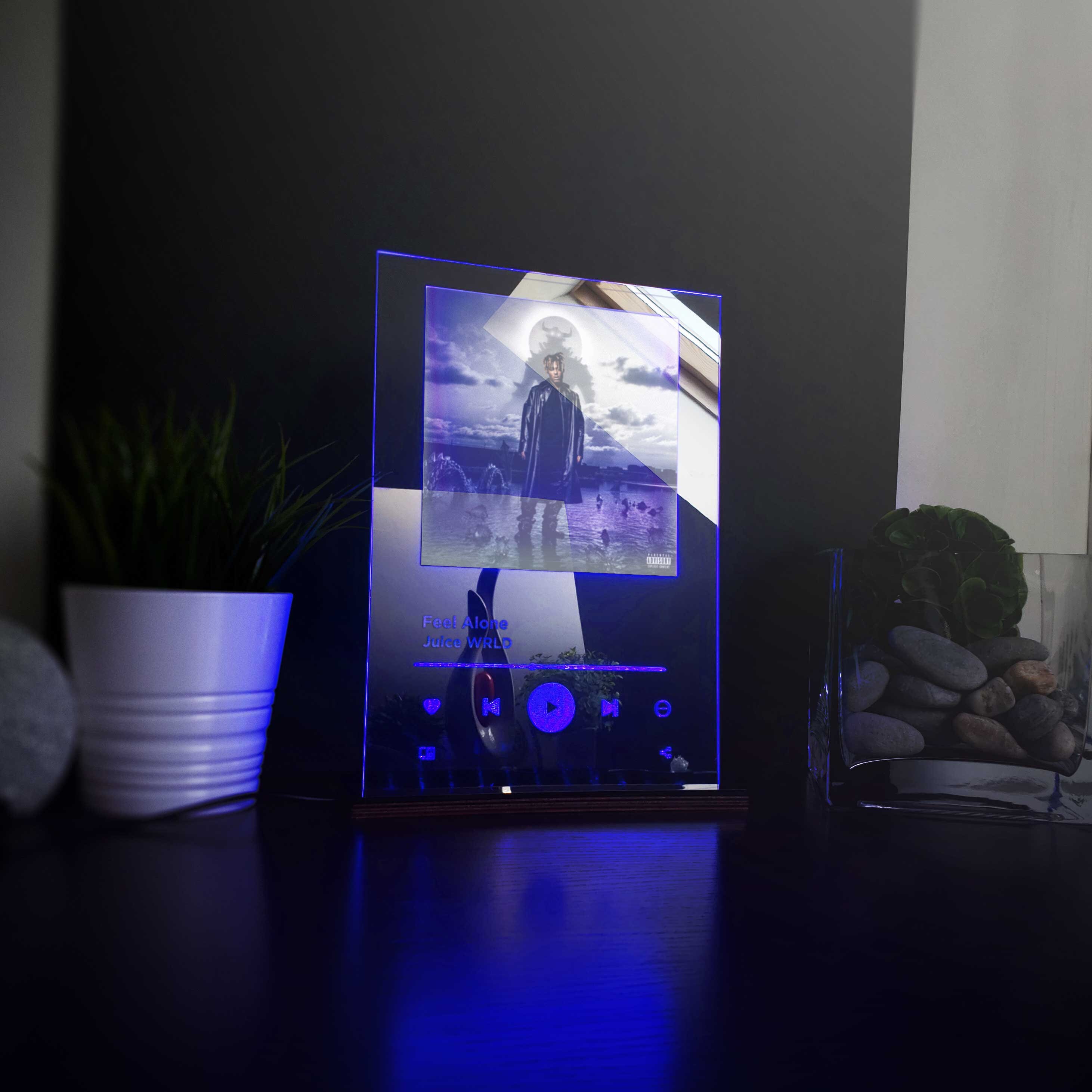Acrylic Poster Custom Led Light Table Decor Unique Gift Idea - Etsy