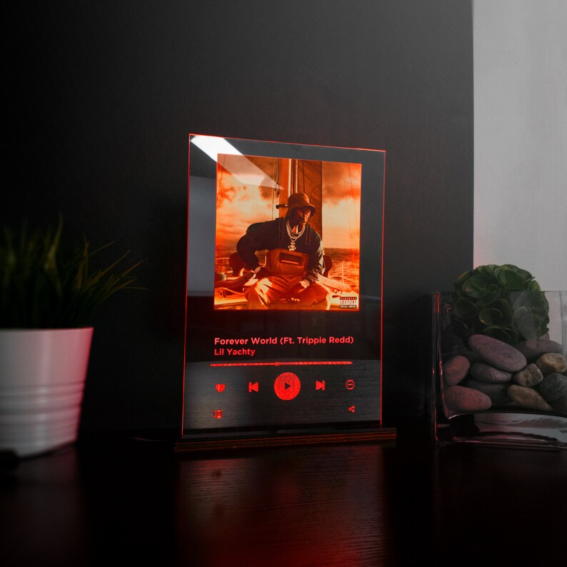 Acrylic Poster Custom Led Light Table Decor Unique Gift Idea Night Lamp ...