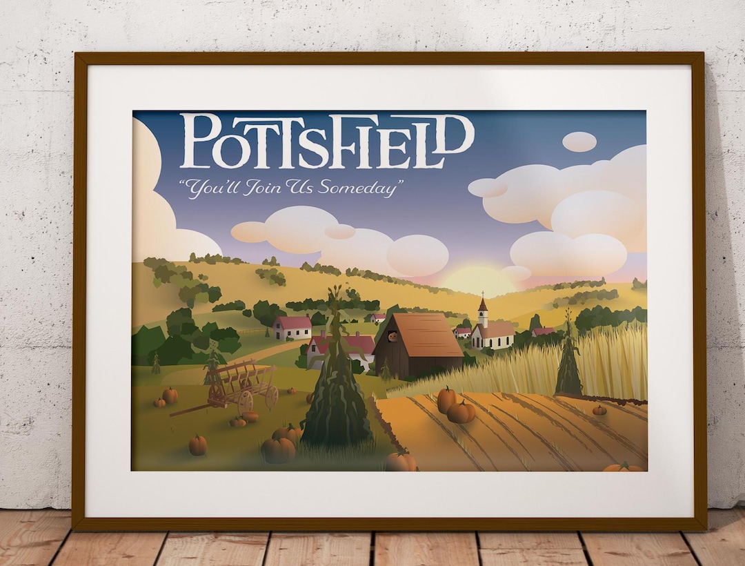 Pottsfield 8" X 10" Art Print, Over the Garden Wall Fanart, National ...