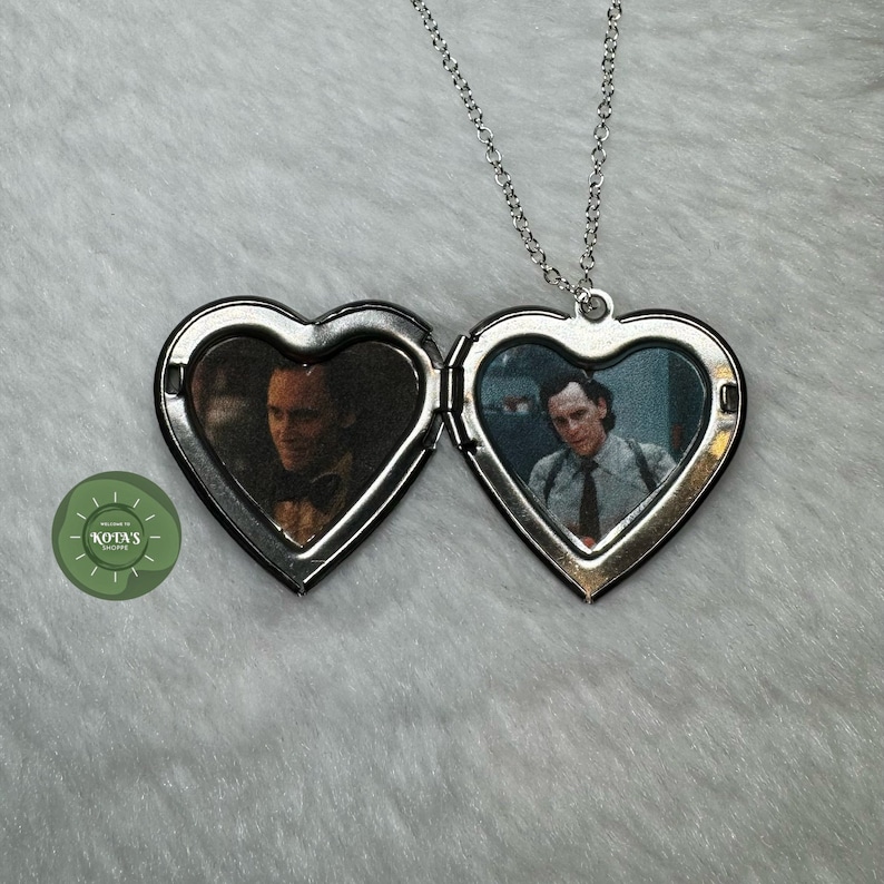 Loki Inspired Locket Necklace - Etsy