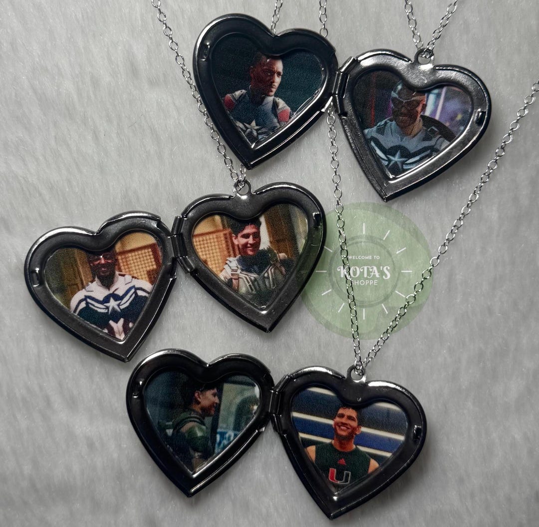 Captain America and the Falcon Inspired Locket Necklace - Etsy