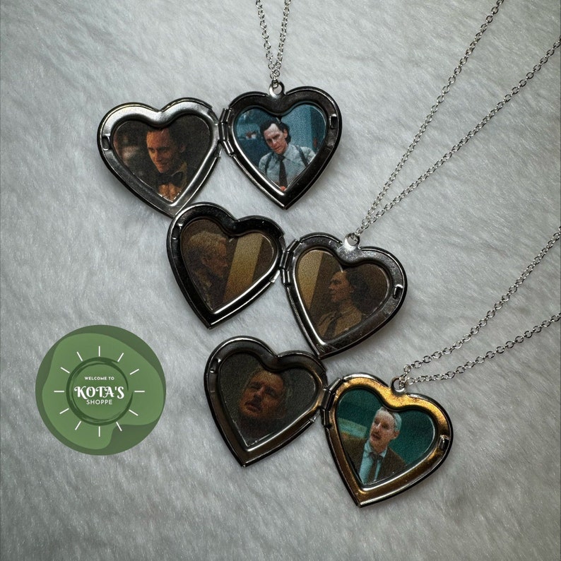 Loki Inspired Locket Necklace - Etsy