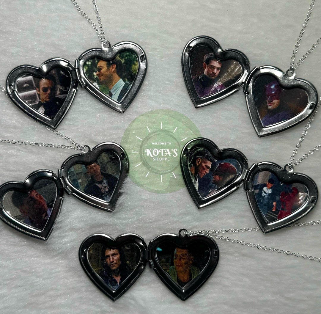 Daredevil and the Punisher Inspired Locket Necklace - Etsy