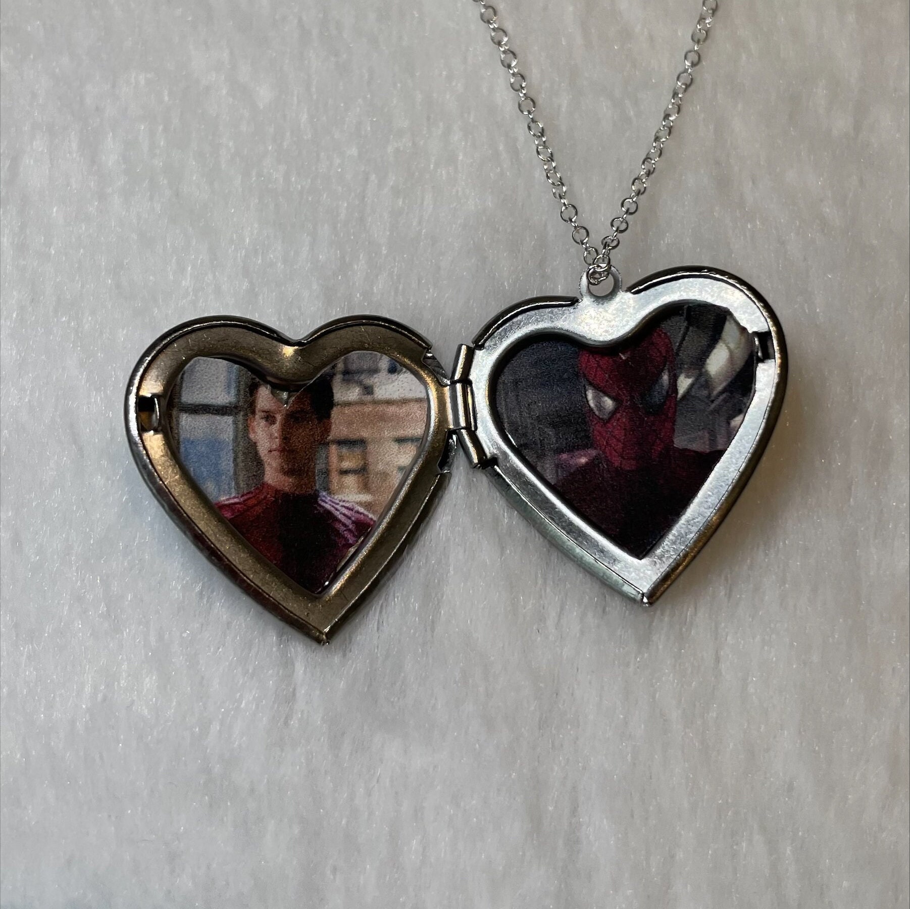 Spider-man Locket Necklace - Etsy