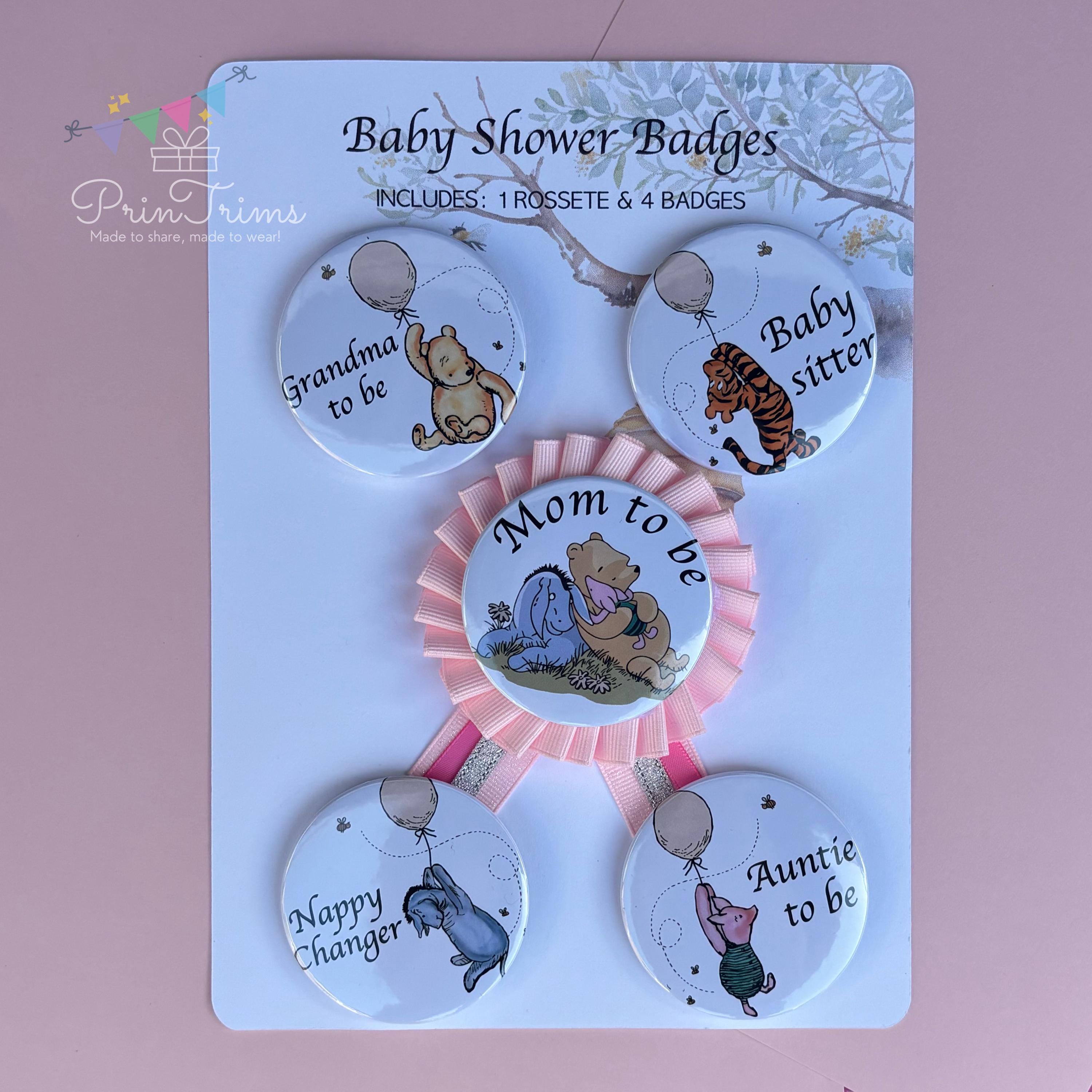 Baby Shower Badges - Etsy