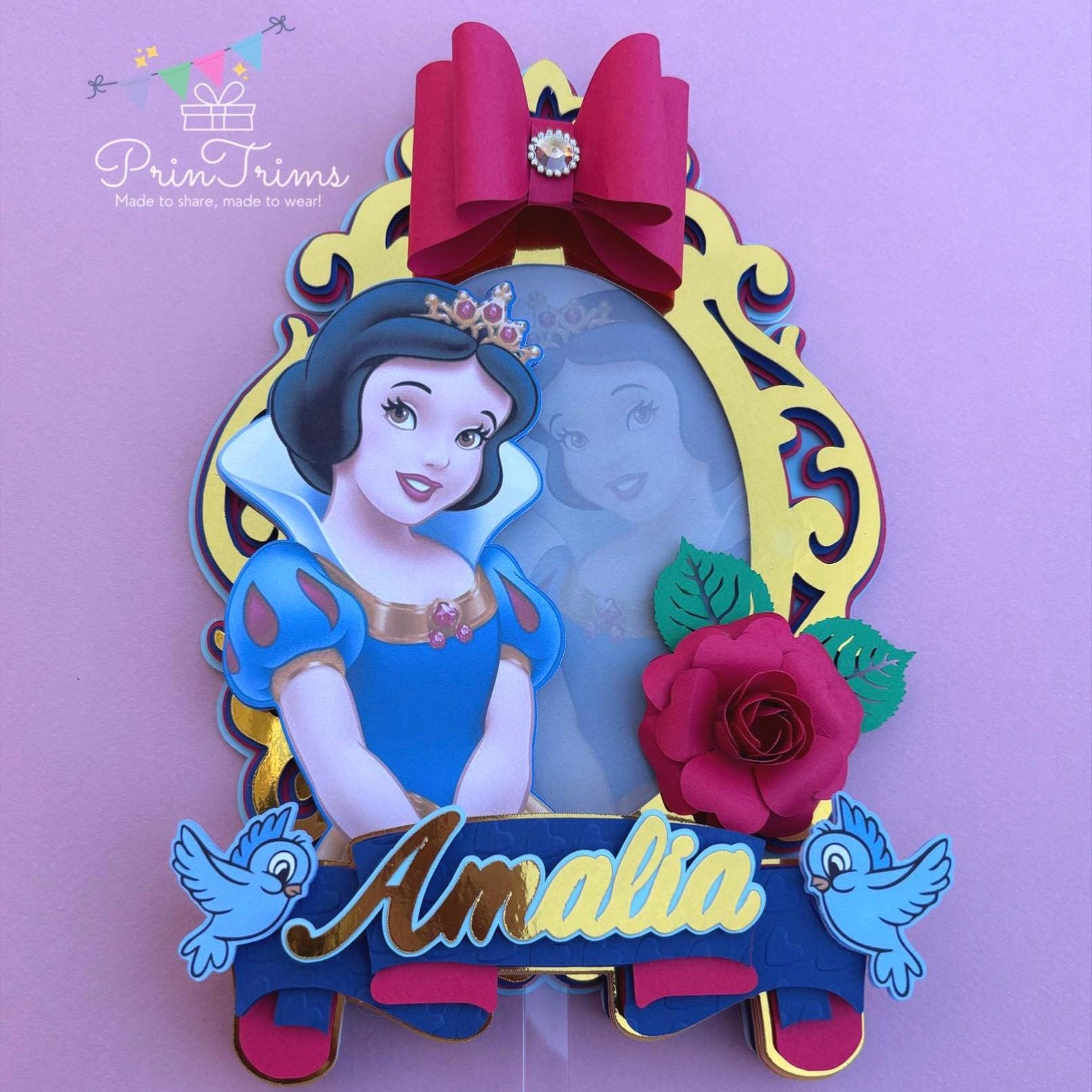 Princess Cake Topper - Etsy
