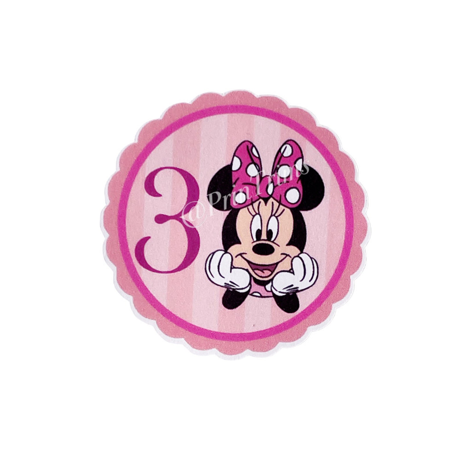 Custom Labels/ Minnie Mouse Custom Labels/ Personalized Labels - Etsy
