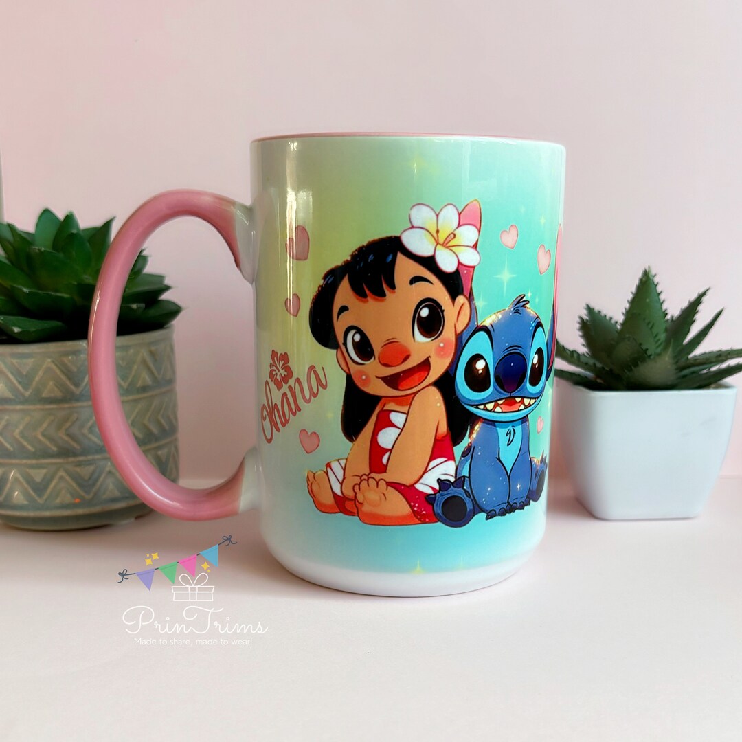 Teacher's Mugs, Ohana Mug, Lilo and Stich Mug - Etsy