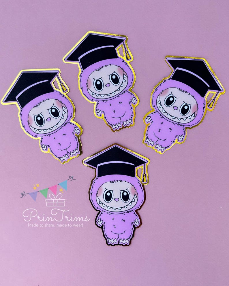 Monster Grad Topper - Etsy