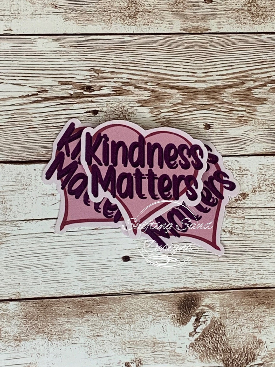 Kindness Matters Heart Sticker Boho Inspired Hand-drawn - Etsy