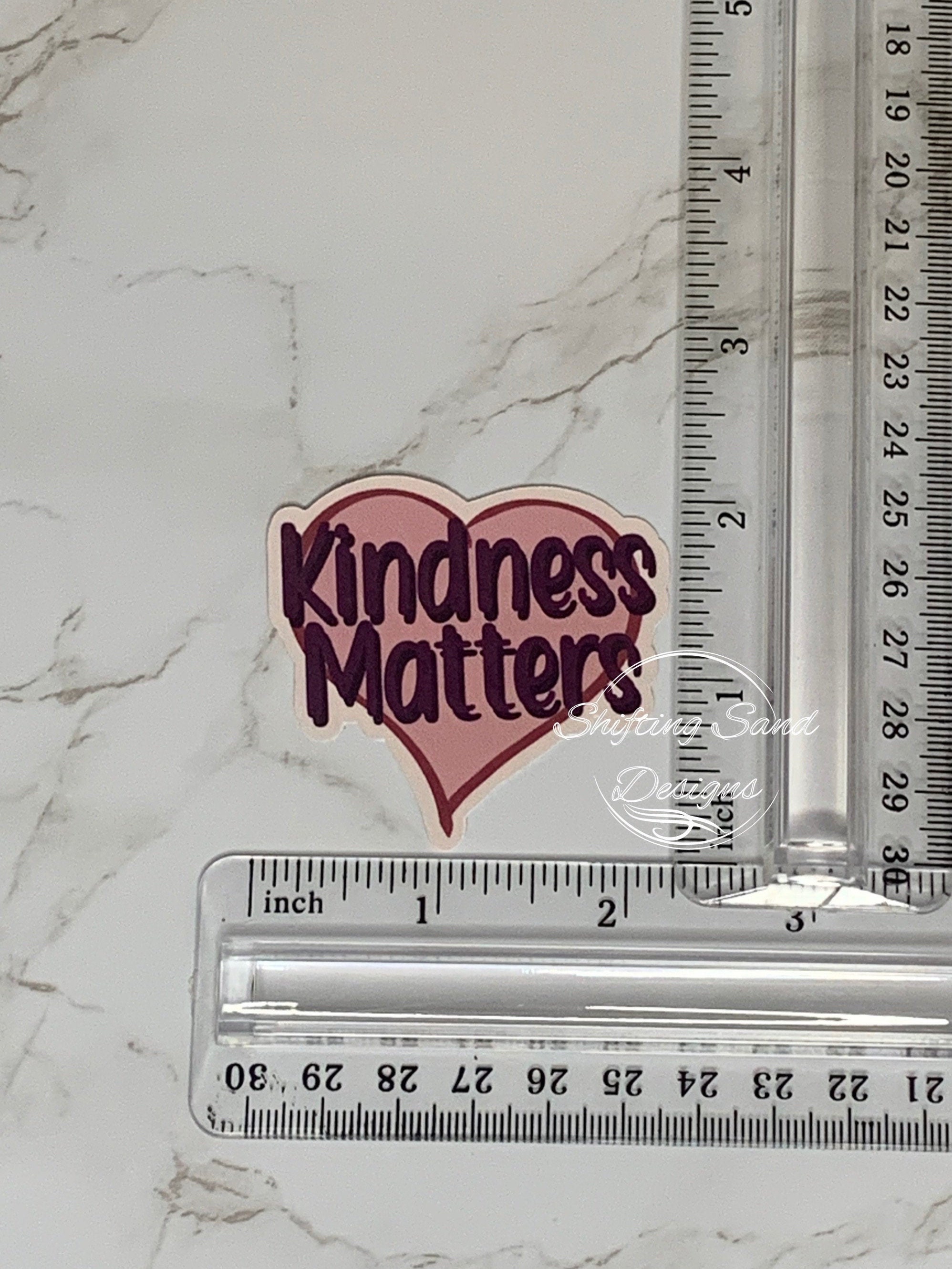 Kindness Matters Heart Sticker Boho Inspired Hand-drawn - Etsy