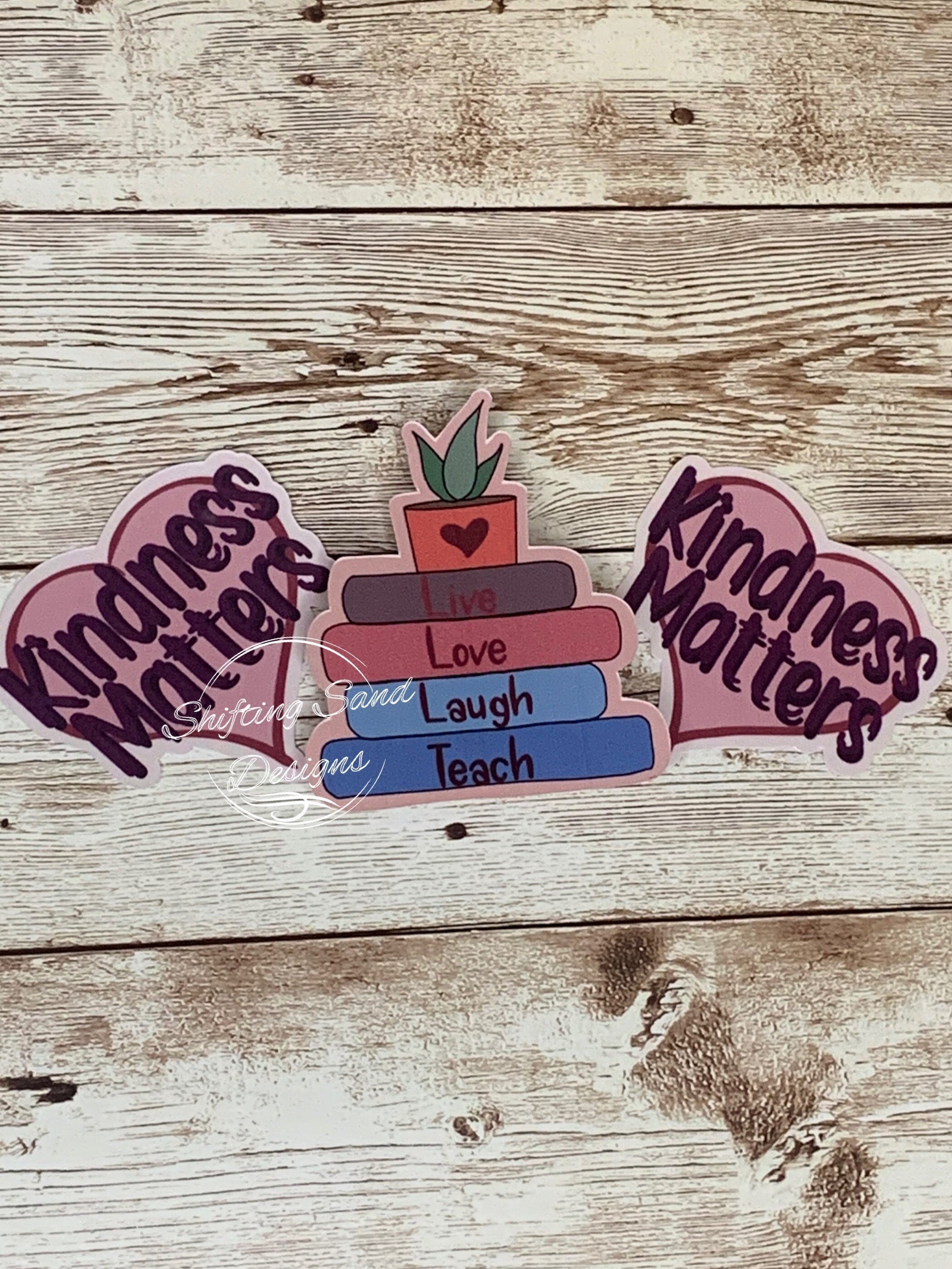Kindness Matters Heart Sticker Boho Inspired Hand-drawn - Etsy