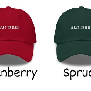 Aur Naur Dad Hat | Funny Aussie Slang Cap | Australian Humor Gift ...
