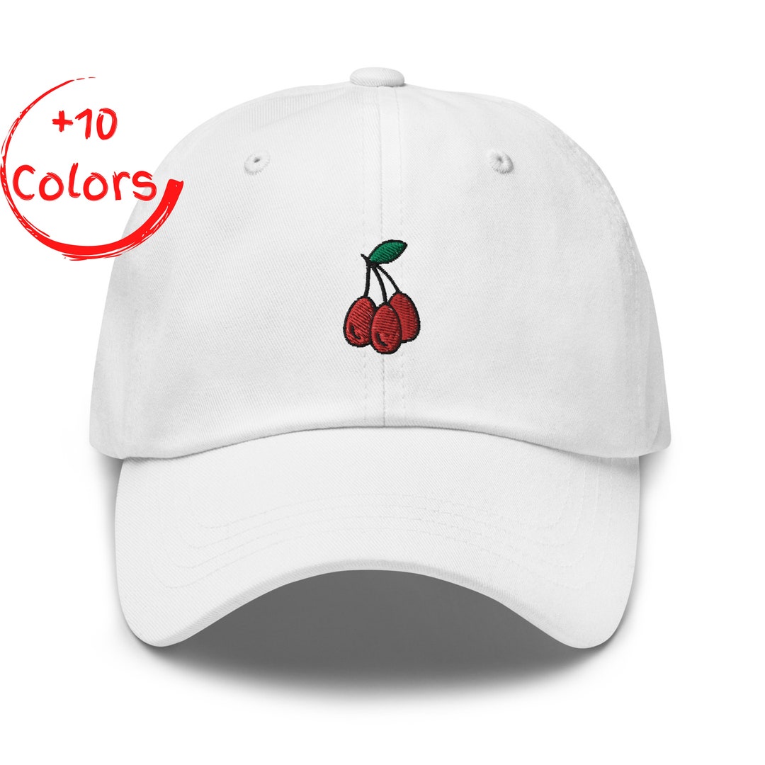 Goji Berry Embroidered Hat Superfood Cap Adjustable Baseball Cap Unique ...