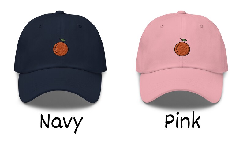 Orange Embroidered Hat | Citrus Fruit Cap | Adjustable Baseball Cap ...