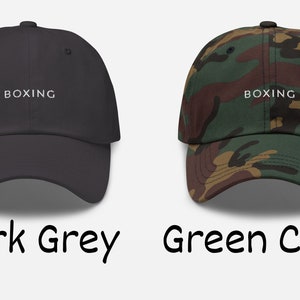 Boxing Dad Hat | Boxing Fan Cap | Sports Boxing Cap | Unisex Boxing Hat ...
