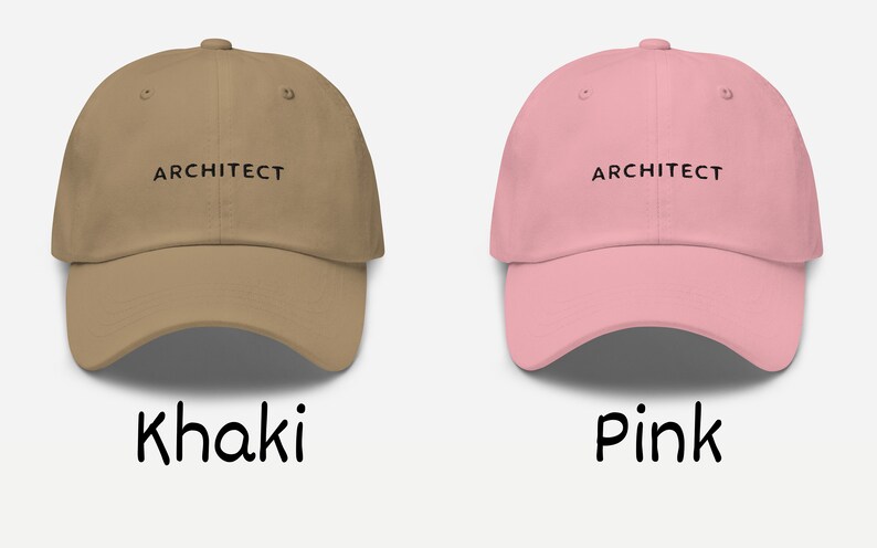 ARCHITECT Dad Hat Custom Embroidered Baseball Cap Unisex Adjustable Hat ...
