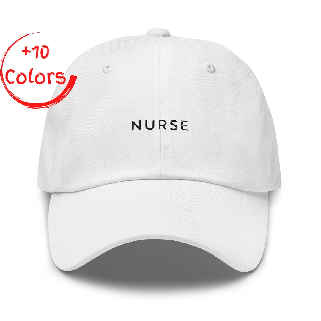 NURSE Dad Hat | Custom Embroidered Cap | Unisex Adjustable Hat ...