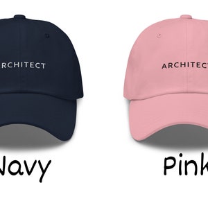 ARCHITECT Dad Hat | Custom Embroidered Baseball Cap | Unisex Adjustable ...