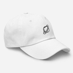 Saturn Dad Hat | Embroidered Planet Cap | Unisex Adjustable Baseball ...