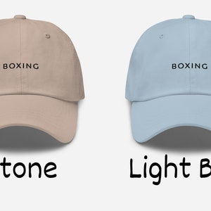Boxing Dad Hat | Boxing Fan Cap | Sports Boxing Cap | Unisex Boxing Hat ...