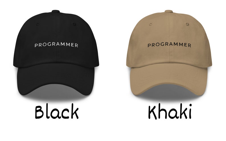 PROGRAMMER Dad Hat | Custom Embroidered Cap | Unisex Adjustable Hat | Tech Gift | Code Lover ...