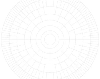Family Tree 6 Gen Couple Blank Circle Chart 2 Versions Ready to Print ...