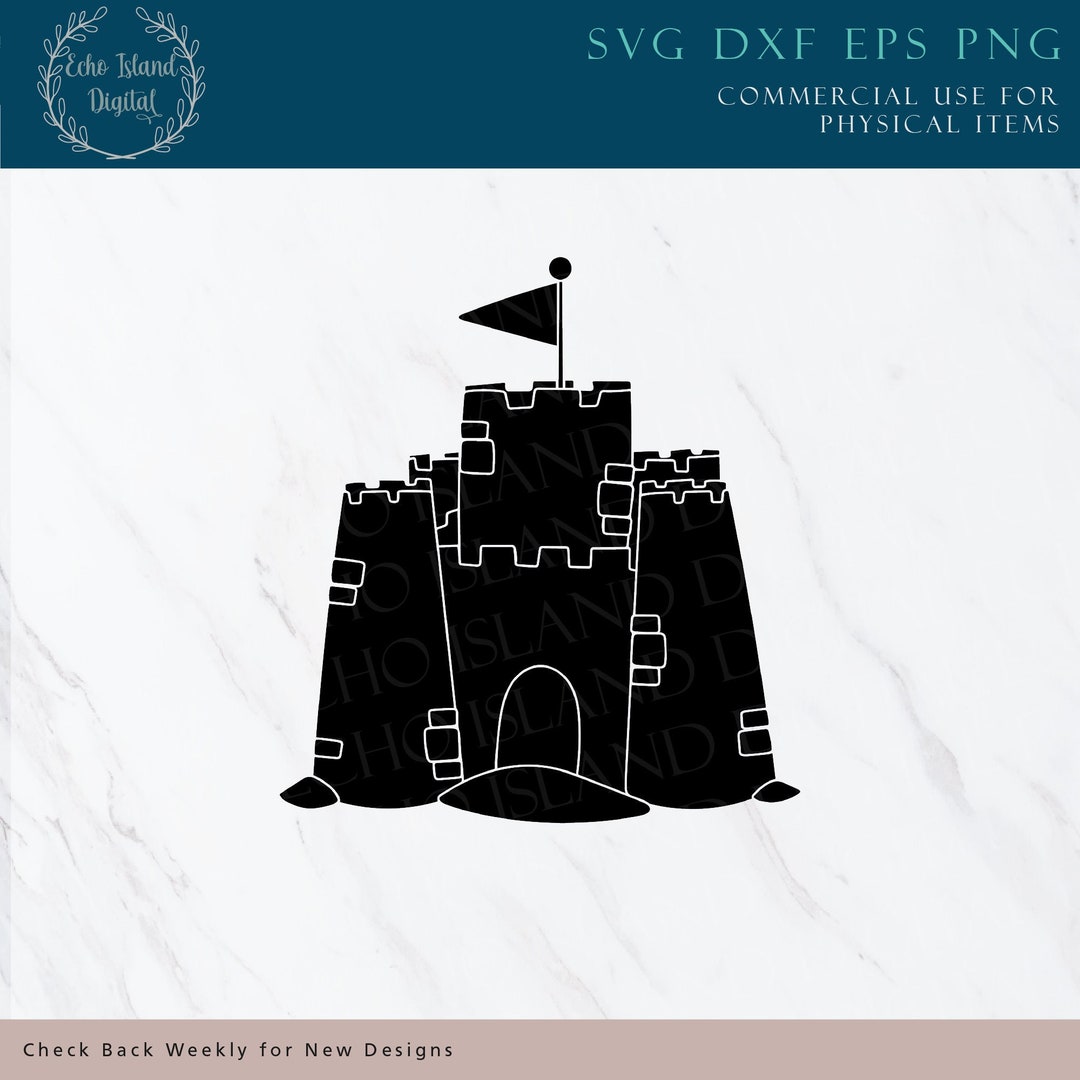 Sandcastle SVG Beach Svg Summer Vacay Svg Fun in the Sand SVG Tropical ...