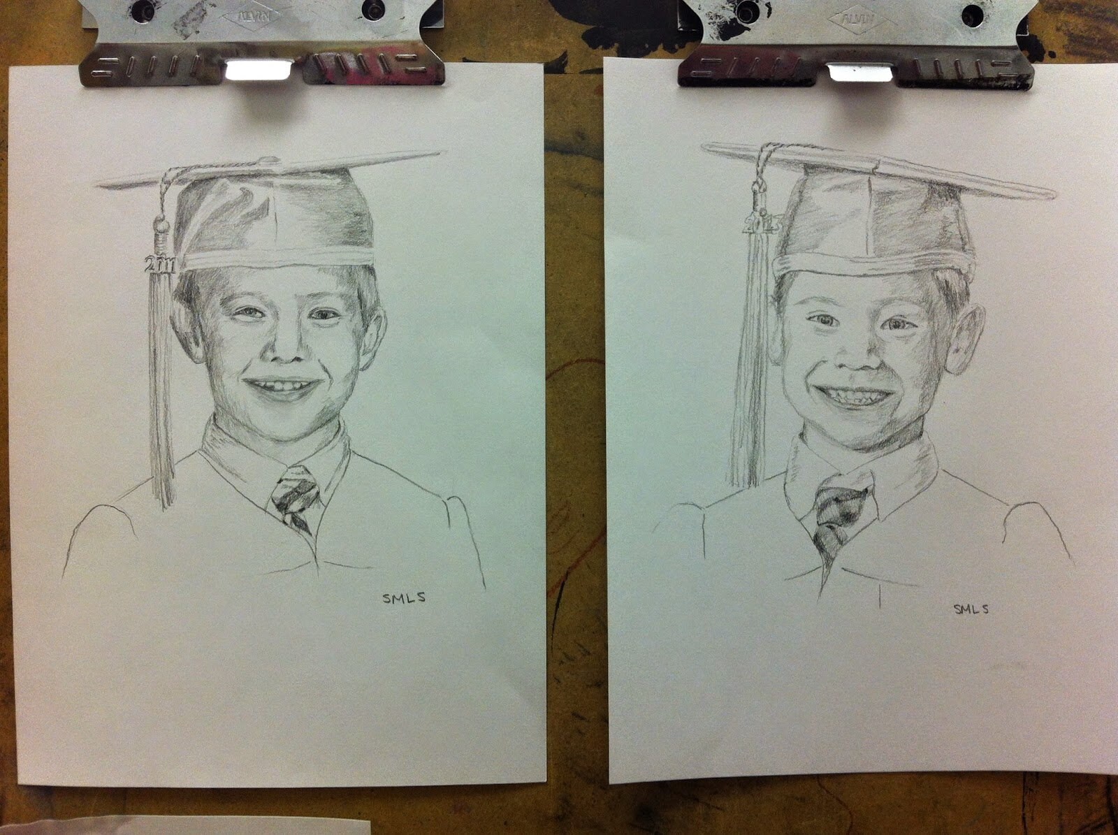Custom Portrait Pencil Drawings - Etsy