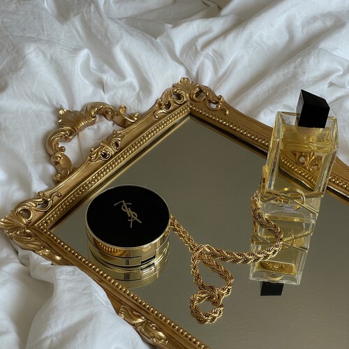 Baroque Rococo Bow Gold Retro Vintage Frame Mirror Oval Home - Etsy