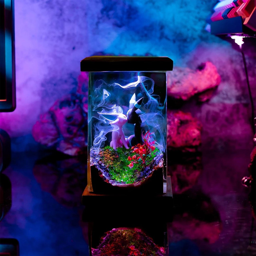 Umbreon & Espeon Lamp, Po.kemon Lamp, Anime Inspried Lamp, Personalized ...